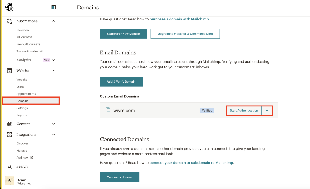 How to Set Up SPF & DKIM Records In Mailchimp - Wiyre