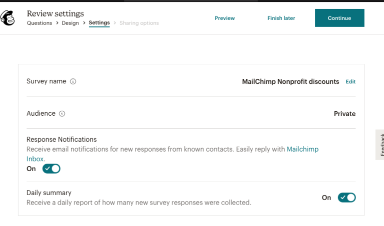 How to Create a Survey or Poll in Mailchimp - Wiyre